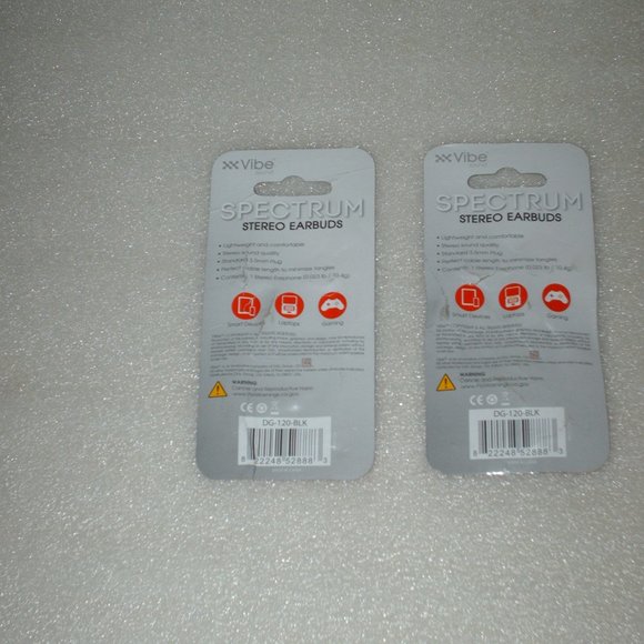 Spectrum Vibe | Headphones | 2 Pairs Of Vibe Spectrum Stereo Earbuds ...